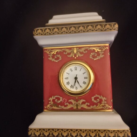 Versace Collection | Accents | Versace Mini Fireplace Mantle Clock ...